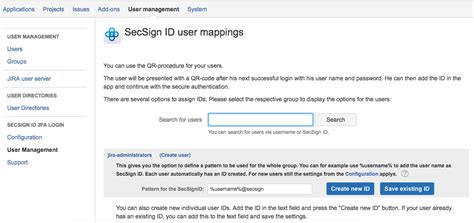 Jira Two Factor Authentication SecSign FA