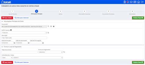 Como Realizar Um Cadastro Utilizando O Auxiliar Para Cadastro De Contas