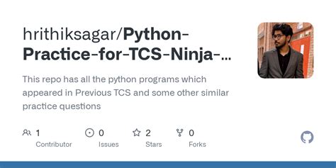 Github Hrithiksagarpython Practice For Tcs Ninja Digital This Repo