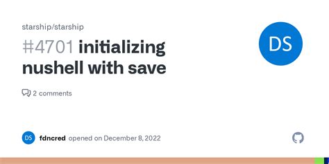 initializing nushell with save · issue 4701 · starship starship · github