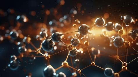 Premium Ai Image Exploring The Building Blocks Of Nature A Visual Representation Of Atom And