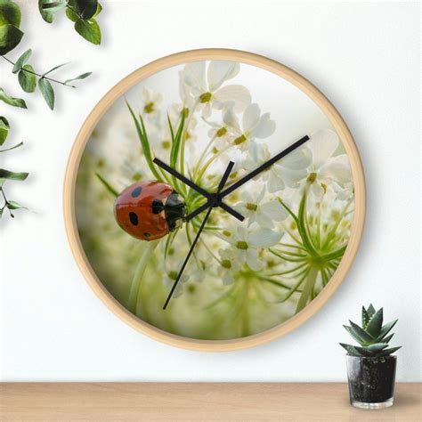 Ladybug Clock Etsy