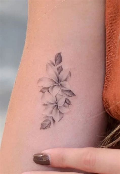 Plumeria Tree Tattoo