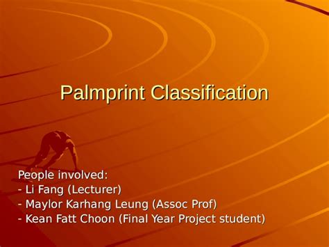 Ppt Palmprint Classification Dokumentips