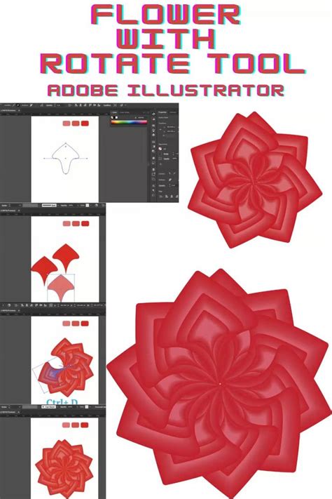 Illustrator Tutorial Flowers Pattern With Rotate Tool Video Adobe