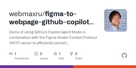 Github Webmaxrufigma To Webpage Github Copilot Mcp Demo Of Using Github Copilot Agent Mode