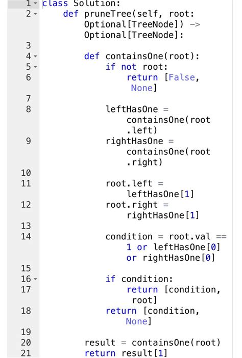 Binary Tree Pruning Rleetcode