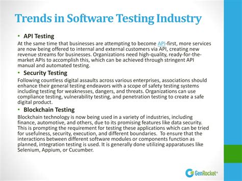 ppt software automation testing trends powerpoint presentation free