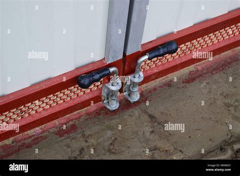 Latch On Gate Stock Photo Alamy