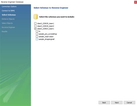 [mysql] 워크벤치에서 Erd 추출하기