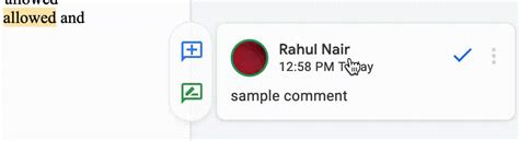 clicking comment should highlight selection · issue 147