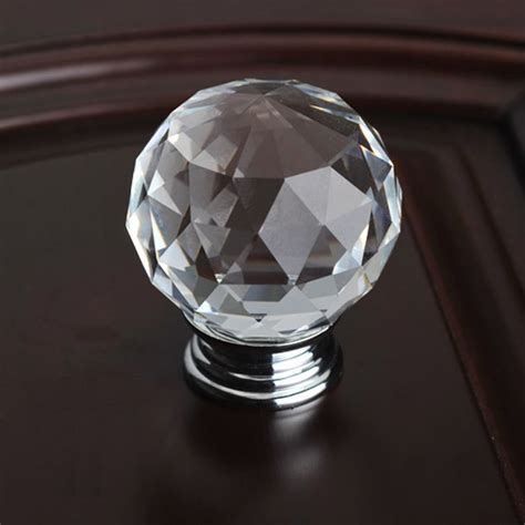 Glass Dresser Knobs Crystal Drawer Knobs Pulls Handles Sparkle Etsy