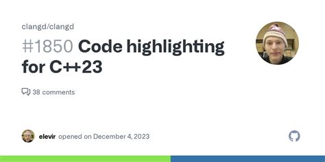 Code Highlighting For C Issue Clangd Clangd GitHub