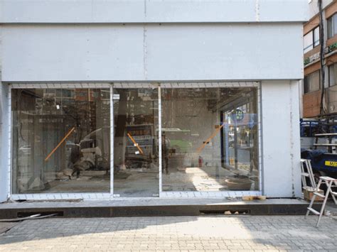 금속공사 갈바 파사드 시공 및 강화유리 윈도우 제작 시공 네이버 블로그