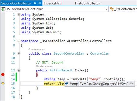 Controller To Controller Sample In Mvc Day 34
