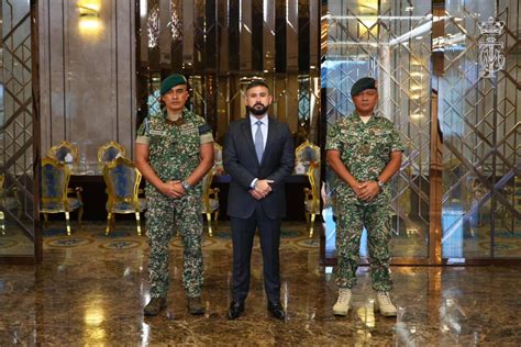 Terima Mengadap Panglima Briged Ke 7 Infantri Malaysia 7 Briged Dan Panglima Gerup Gerak Khas