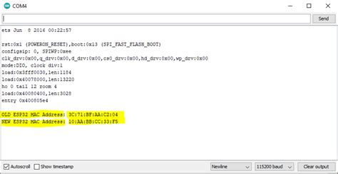 ESP MAC Address Get Change In Arduino IDE