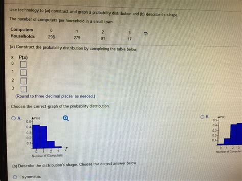 solved use technology to a construct and graph a