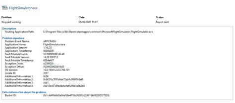 Crash To Desktop Without Error Message By Dalwhat Resolved Microsoft Flight