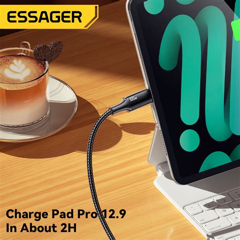 Essager PD w Usb C To Usb C สายเคเบลชารจเรว Foe Samaung Type C Cord Shopee Thailand