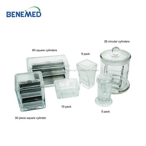 Lab Glass Microscope Slides Staining Jar With Slide Rack 26 Pcs Glass