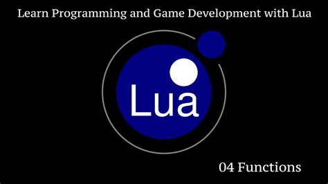 Function In Lua Youtube