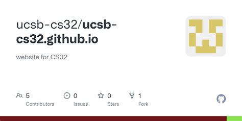 GitHub Ucsb Cs Ucsb Cs Github Io Website For CS
