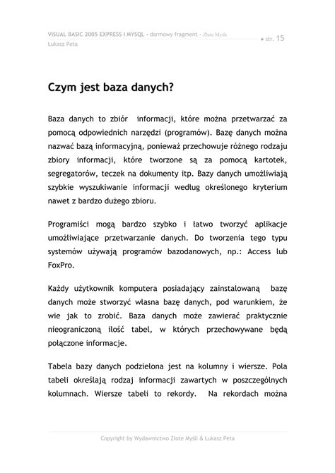 visual basic 2005 express i mysql pdf