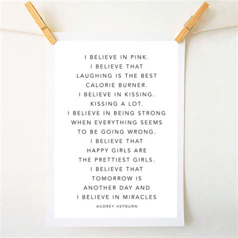 I Believe By Audrey Hepburn