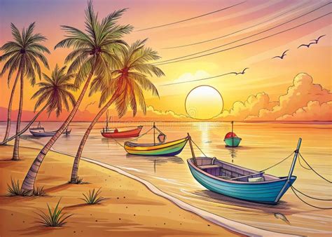 Creative Beach Drawings Unleash Your Imagination