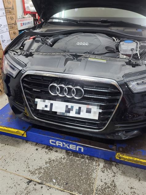 아우디 A6 30 Tdi Quattro 쉘힐릭스울트라 0w30 엔진오일 교환 서대문 은평 마포 종로 성북 강북 노원 중랑 양천 구로 관악 강남 서초 송파 구 카센터 Sg