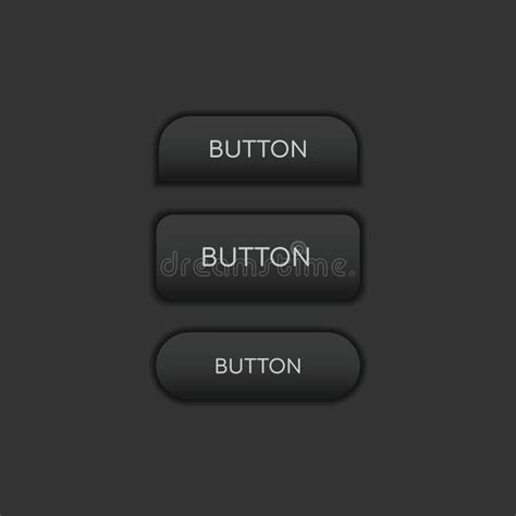 Web And Ui Application Color Button Icon For Modern Website Stock Vector Illustration Of