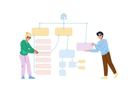 Chart Sitemap Vector