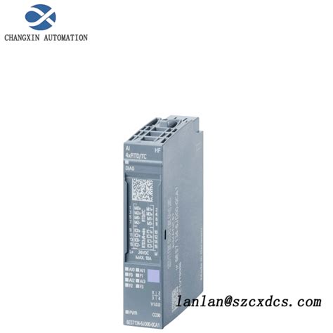 siemens et 200sp 6es7134 6jd00 0ca1 analog input module programmable logic controller component