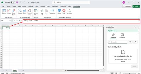 Syntax And Functions Cmdtyview For Excel