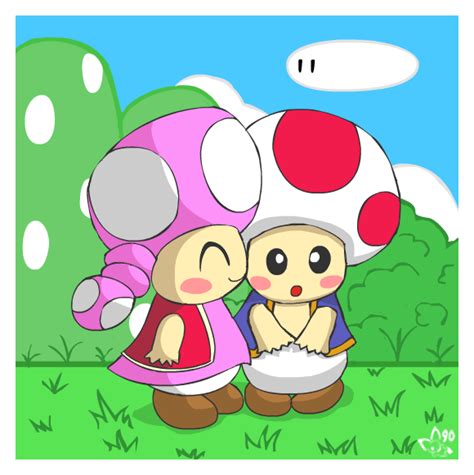 Toad And Toadette By Pichu90 On Deviantart
