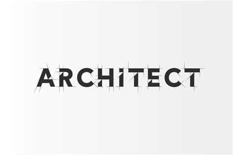 Architect Headline Font Blueprint Style Font Architect Headline Font Blueprint Style Font