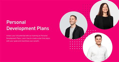 Personal Development Plans