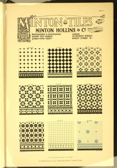 Minton Tiles Minton Hollins And Co Patent Tile Works Stoke Upon Trent England Minton