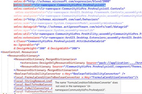 references in xaml don t work after migration to 3 esri community