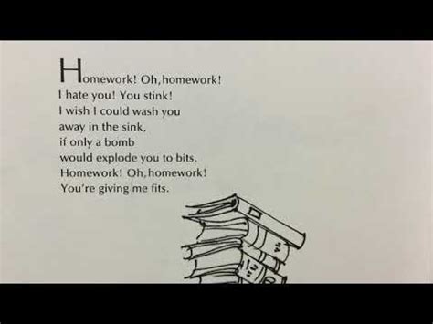 A Poem About Homework That Rhymes