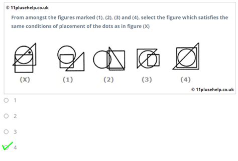 11 Plus Placing Dots 11plus E Help Uk