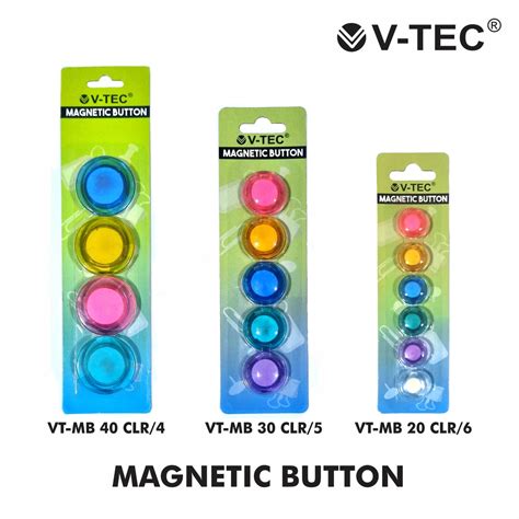 Jual V Tec Magnet Button Vt Mbmagnet Perekatmagnet Tempel Shopee