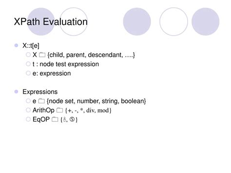 ppt xpath query evaluation a top down approach powerpoint