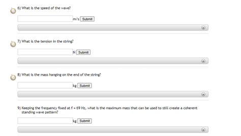 solved a standing wave pattern is created on a string with