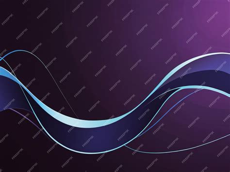 Abstract Line Background Template Dynamic Curves Lines Premium Ai Generated Image