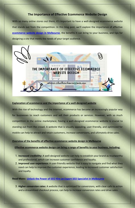 Ppt The Importance Of Effective Ecommerce Website Design Powerpoint