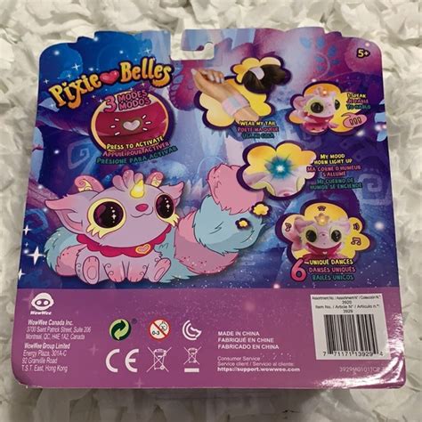 Wowwee Toys New Wowwee Pixie Belles Layla Purple Interactive
