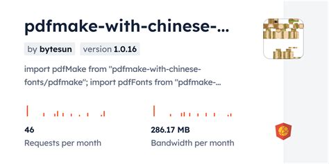 Pdfmake With Chinese Fonts Cdn By Jsdelivr A Cdn For Npm And Github
