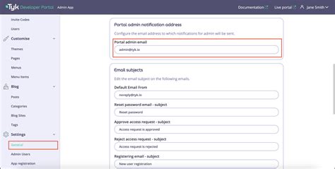 Setup Email Notifications